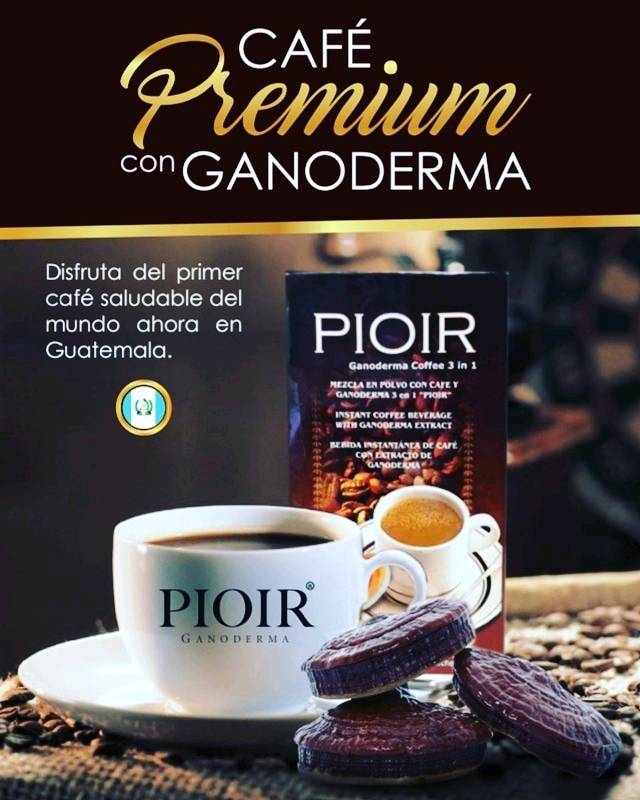 Cafe Pioir con extracto de Ganoderma Lucidum en Guatemala City