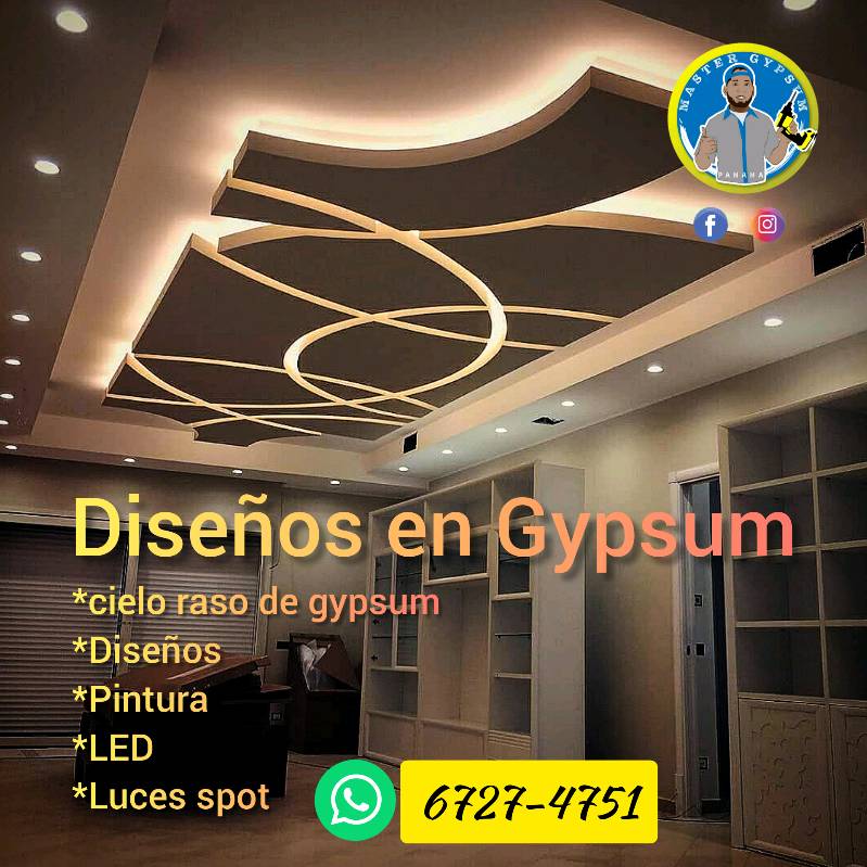 Diseños en Gypsum cielo raso en La Chorrera Diseños en Gypsum cielo raso en La Chorrera