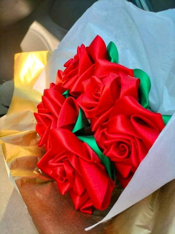 6 Rosas eternas de liston en Puebla de Zaragoza