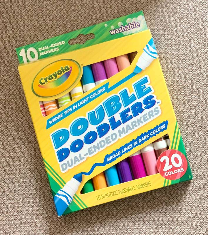 Marcadores duales x 20 Double Doodlers Crayola en Cali