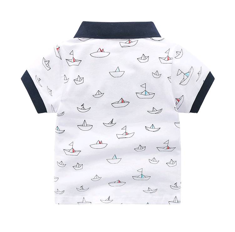 Polocher para niños con estampado de barco en Santiago en santiago
