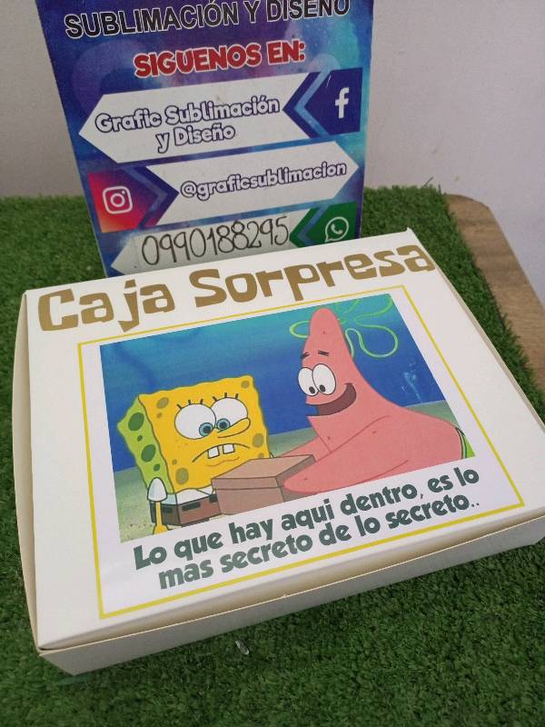 Caja Bob Esponja en Naranjito