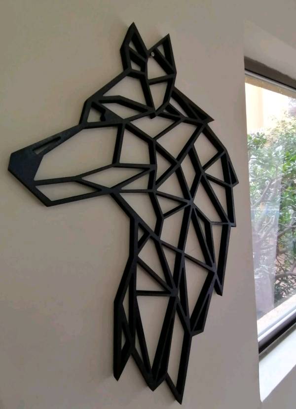 Diseño Lobo geometrico en Santiago