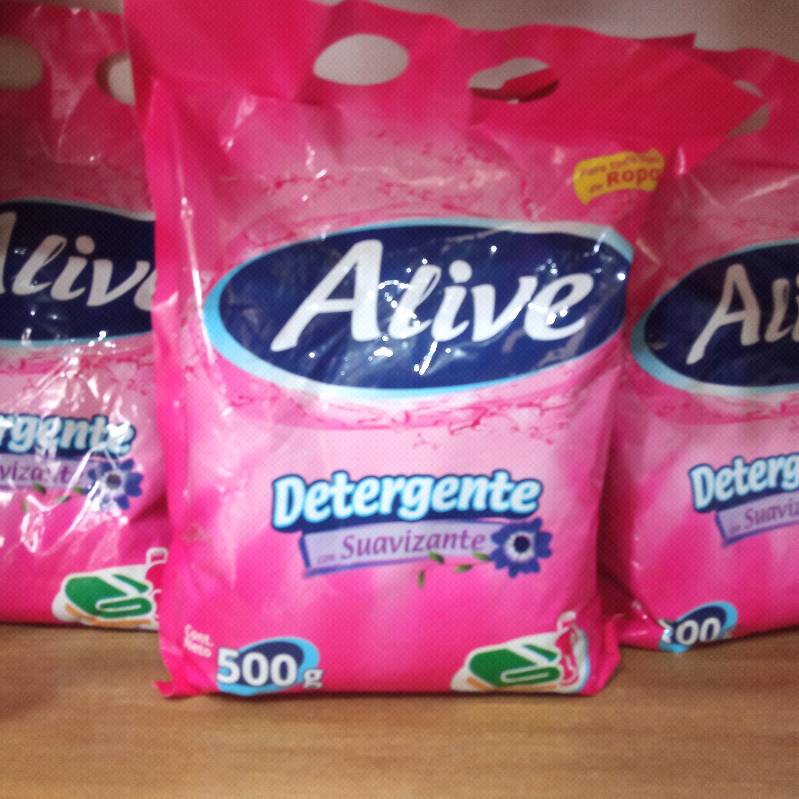 Detergente en polvo alive 500g en Mérida