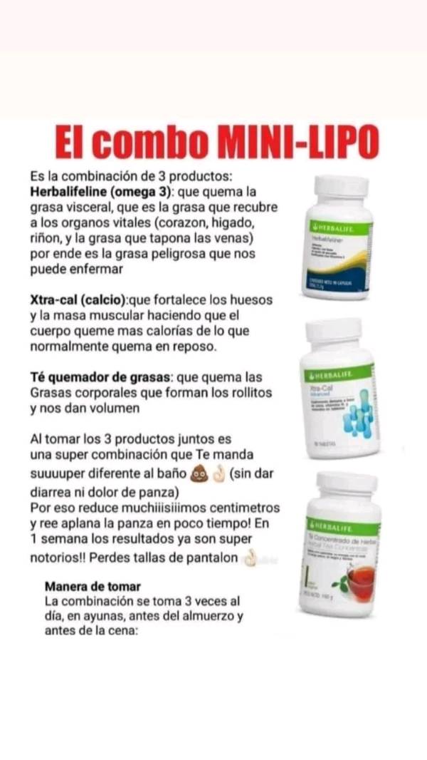 Mini lipo herbalife en Bogota