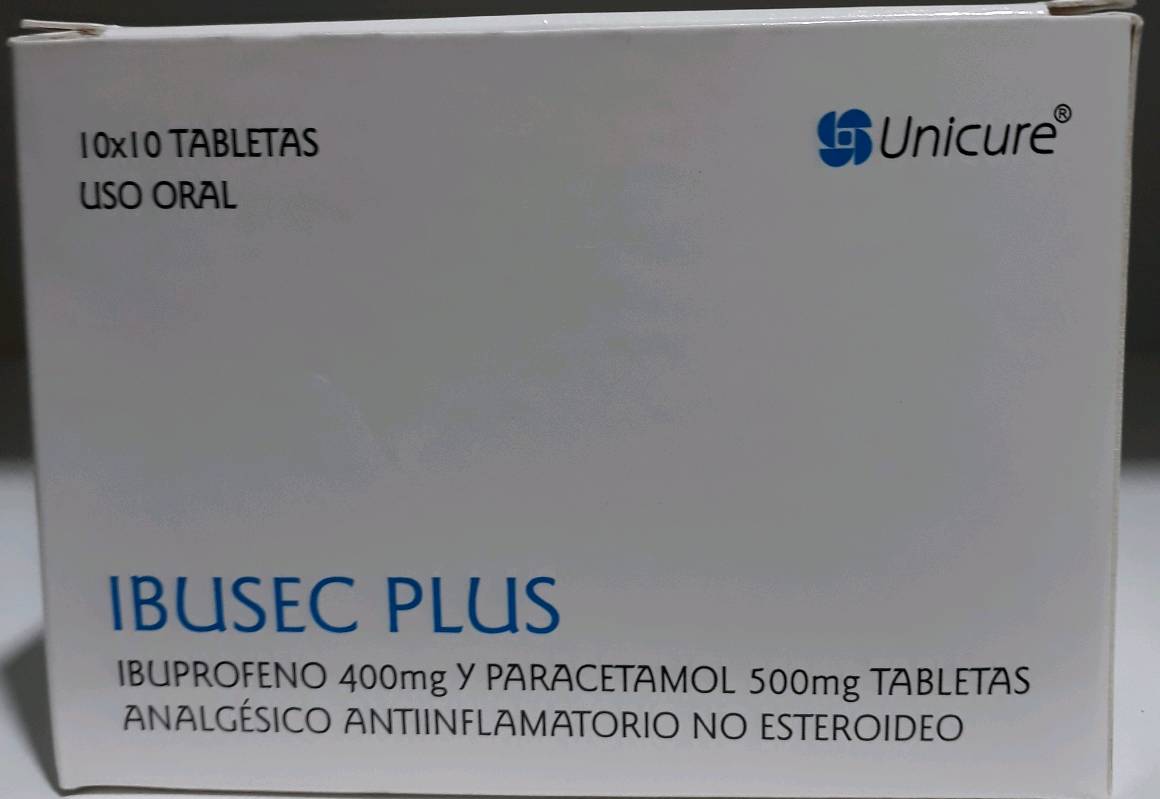 Ibusec plus x 100 comprimidos en Santa Cruz de la Sierra