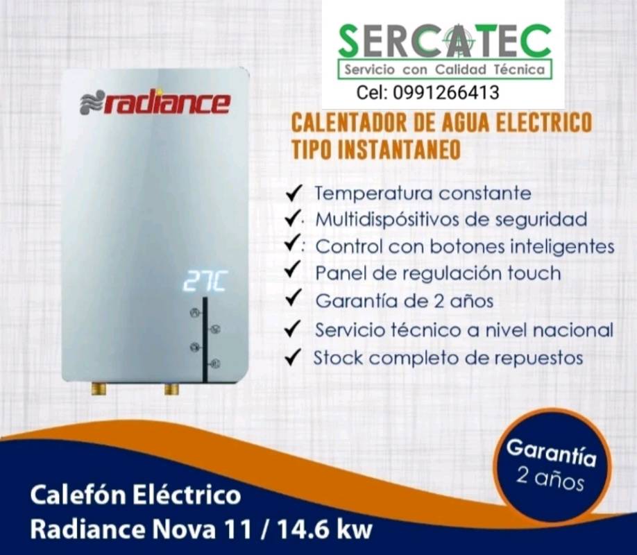 Calefon electrico en Quito