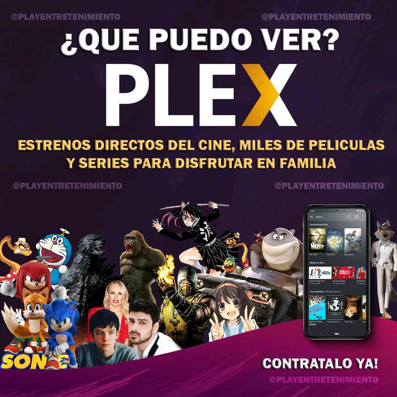 1 PANTALLA PLEX 30 DIAS en Apartadó