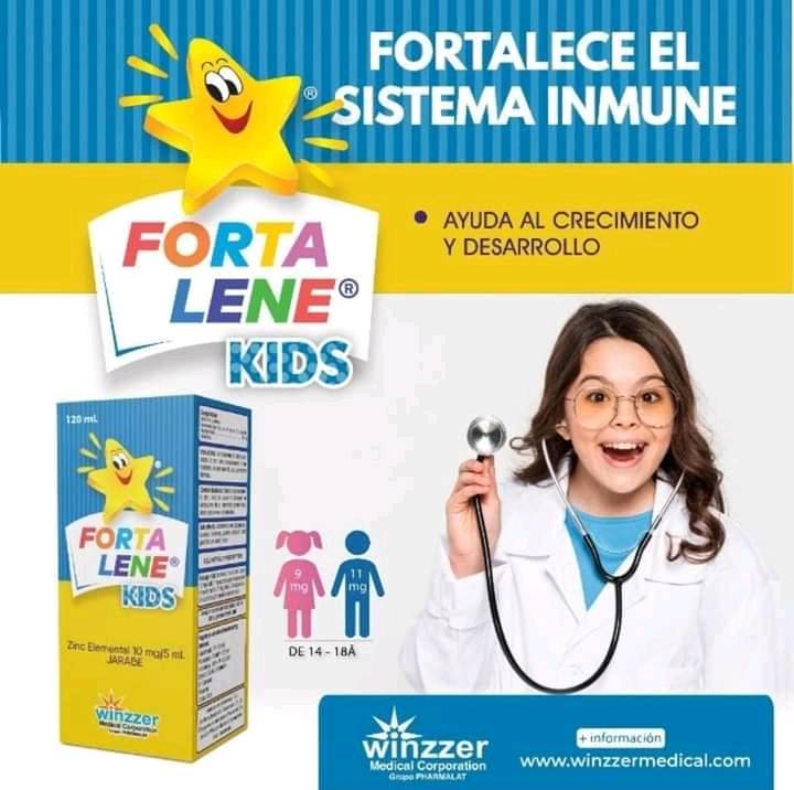 Fortalene Kids 10mg/5ml Jarabe 120ml en zacapa