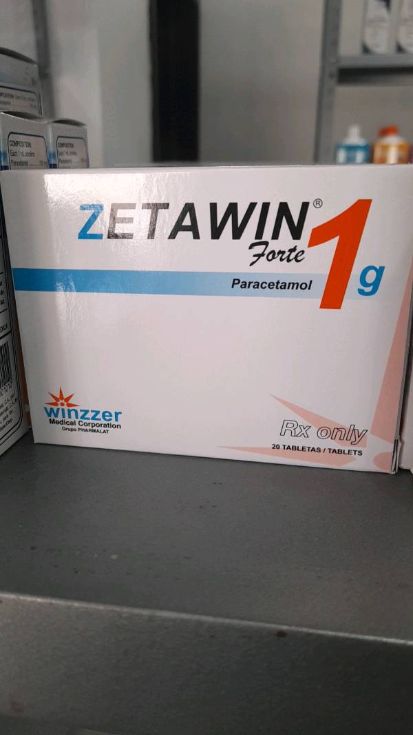 Zetawin Forte 1g tabletas en zacapa