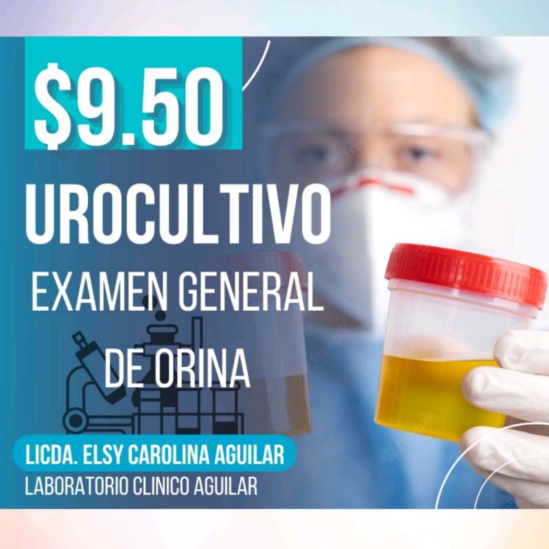 Urocultivo - Examen general de orina en Jiquilisco
