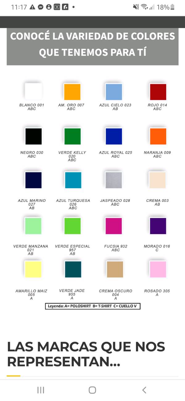 Poloche ram de niño del número 2 al 8 en todos los colores en Santo Domingo