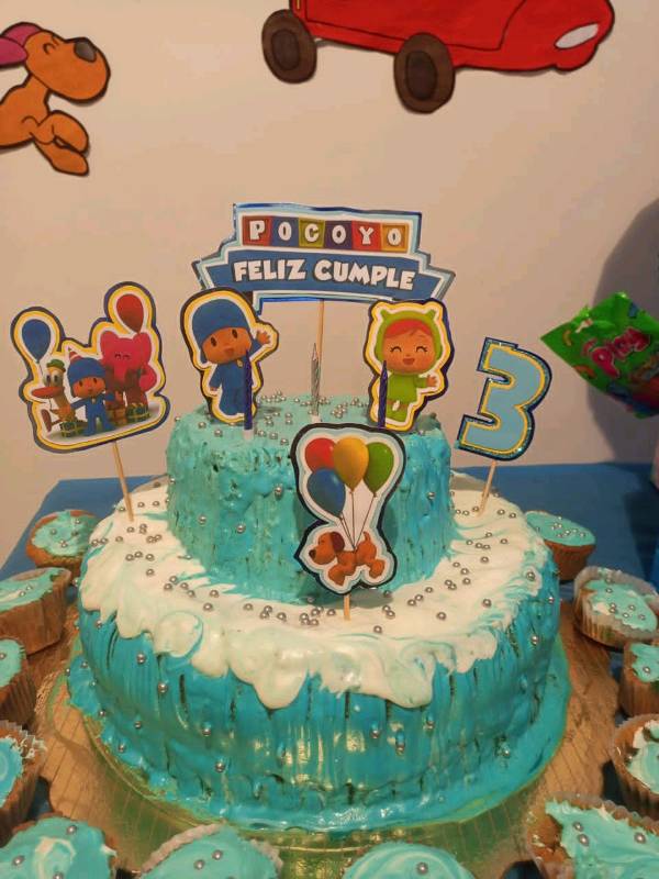 Topper sencillo en Cua