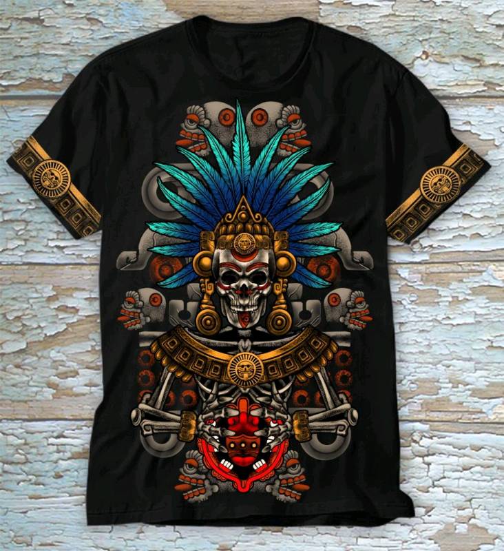Playera azteca modelo 078 en San Luis Potosí