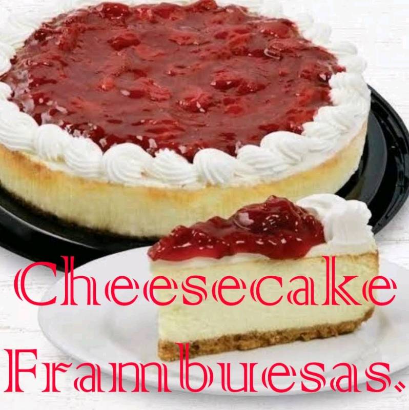 Rebanada de cheesecake de Frambuesa en Portland