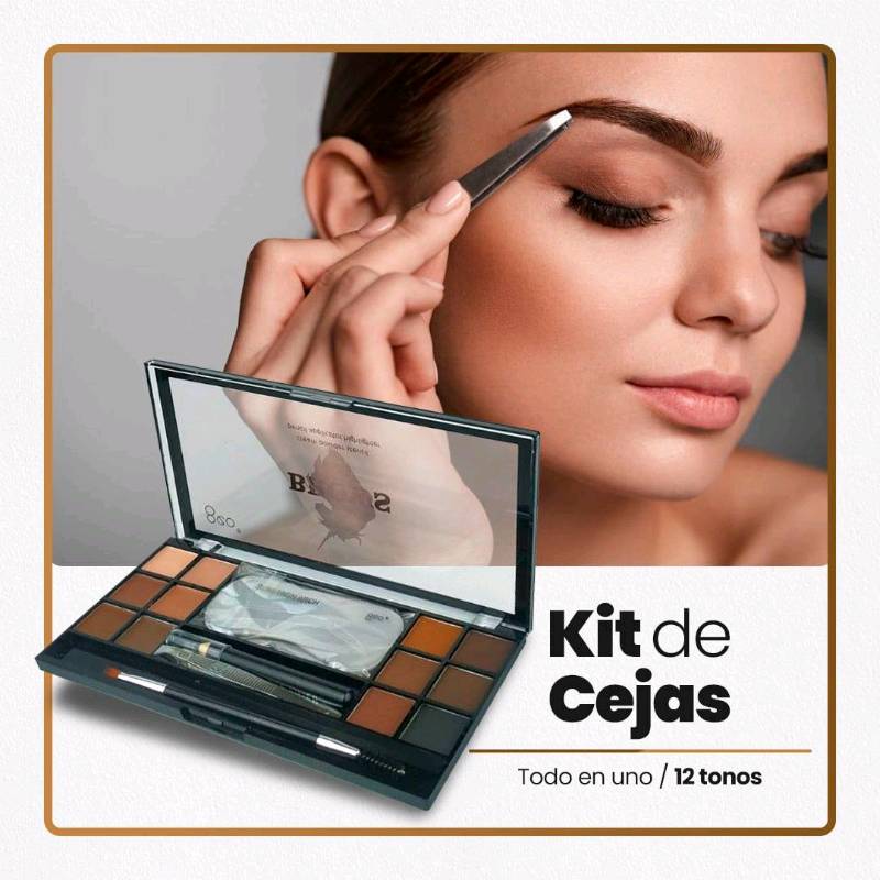 🎀KIT DE CEJAS TODO EN UNO/12 TONOS🎀 en Neiva