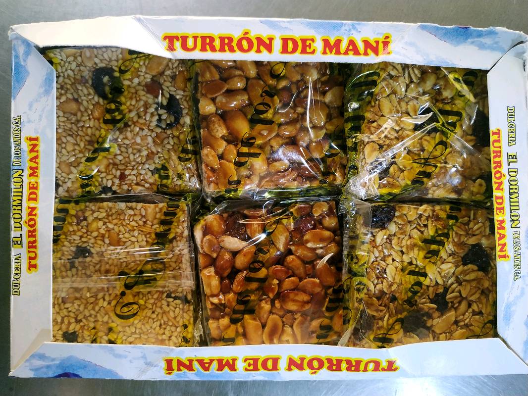 Turrones de maní El Dormilón de los andes en Valencia
