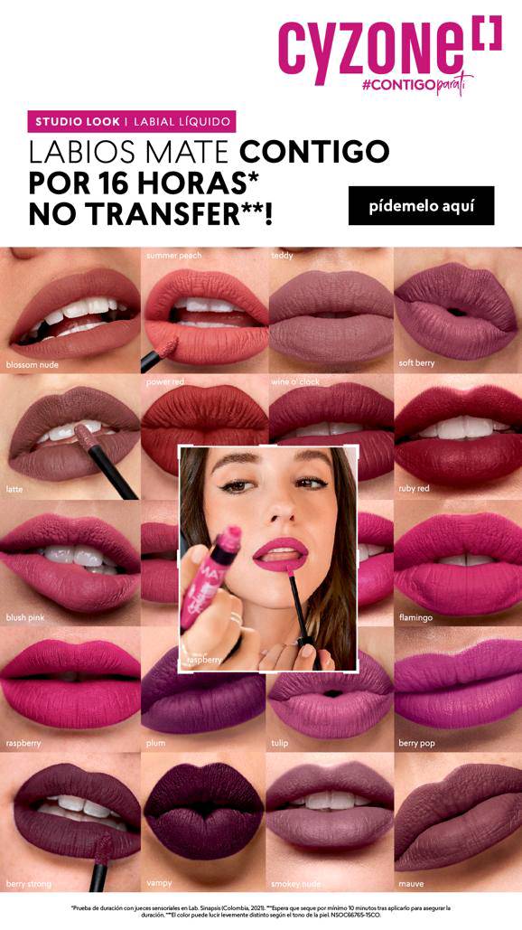 Labial Studio Look Cyzone 💋💄😚 en Cajamarca