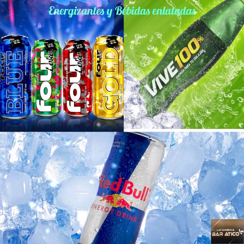 ENERGIZANTES Y BEBIDAS ENLATADAS en Medellín
