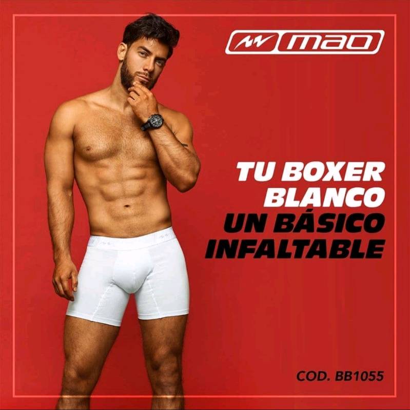 BOXERS MAO BLANCO ALGODÓN en Guayaquil