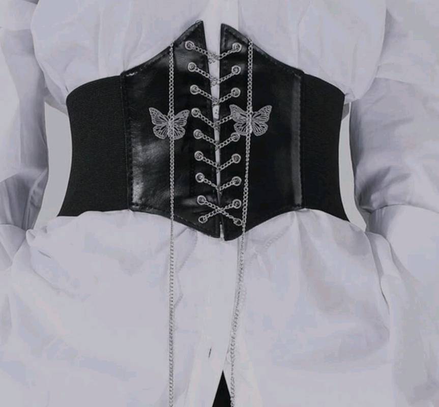 Corset mariposa negro en Guayaquil