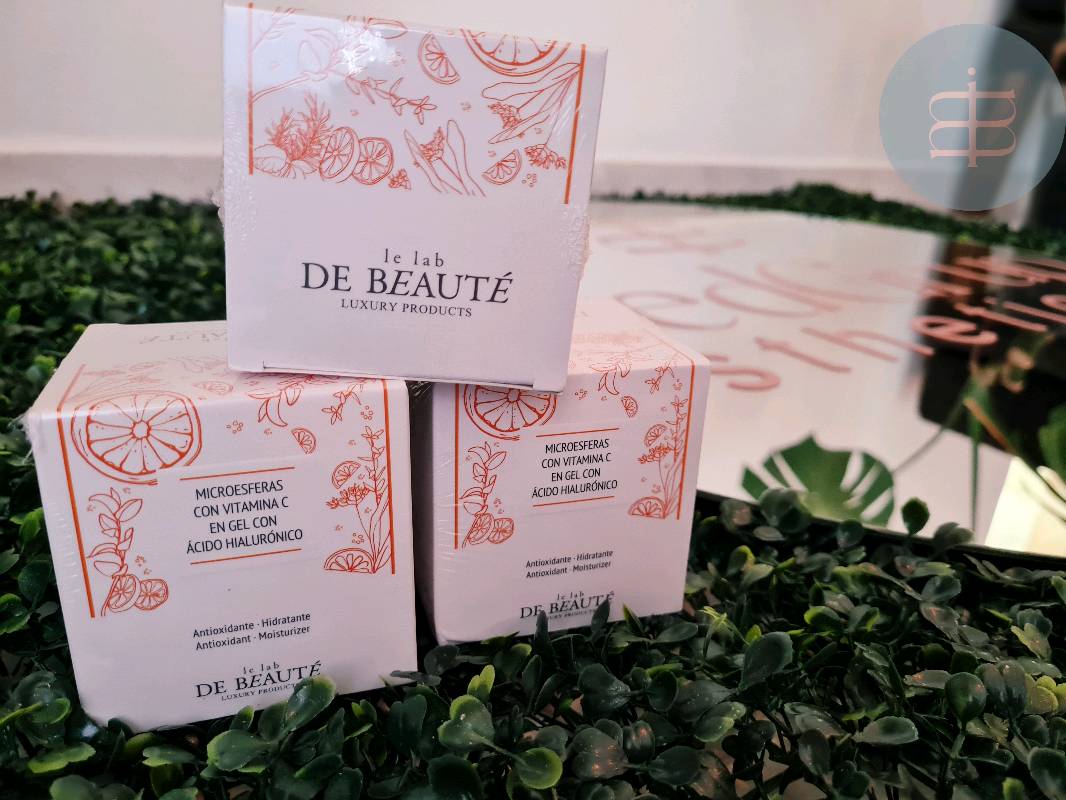 Microesferas de Vitamina C eb gel de Ácido Hialuronico en Allen