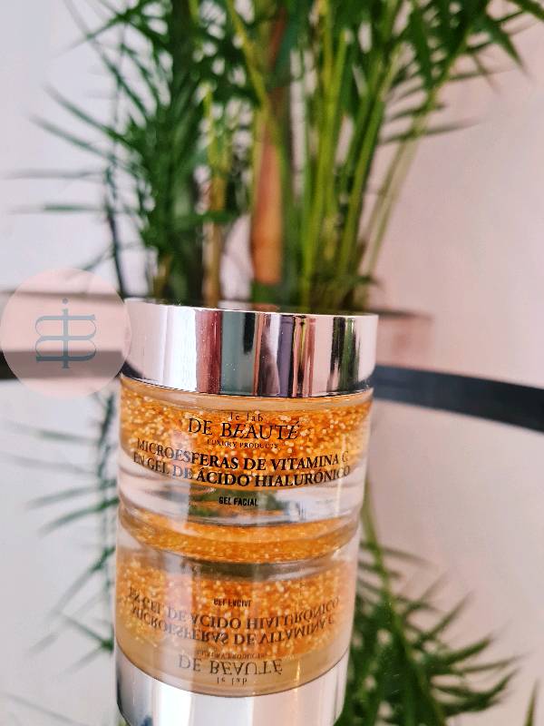 Microesferas de Vitamina C eb gel de Ácido Hialuronico en Allen