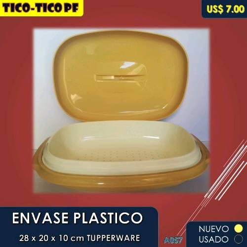 Envase Plástico TUPPERWARE en Punto Fijo