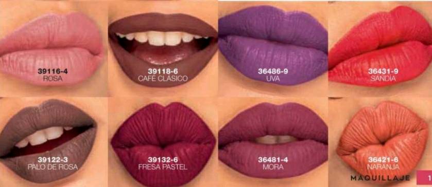 LABIAL EFECTO MATE AVON COLOR TREND en Lima