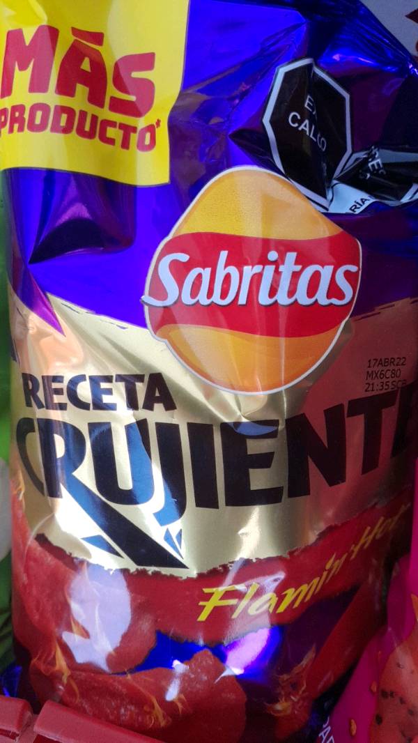 Sabritas receta crijiente 49gr en Ocotlan