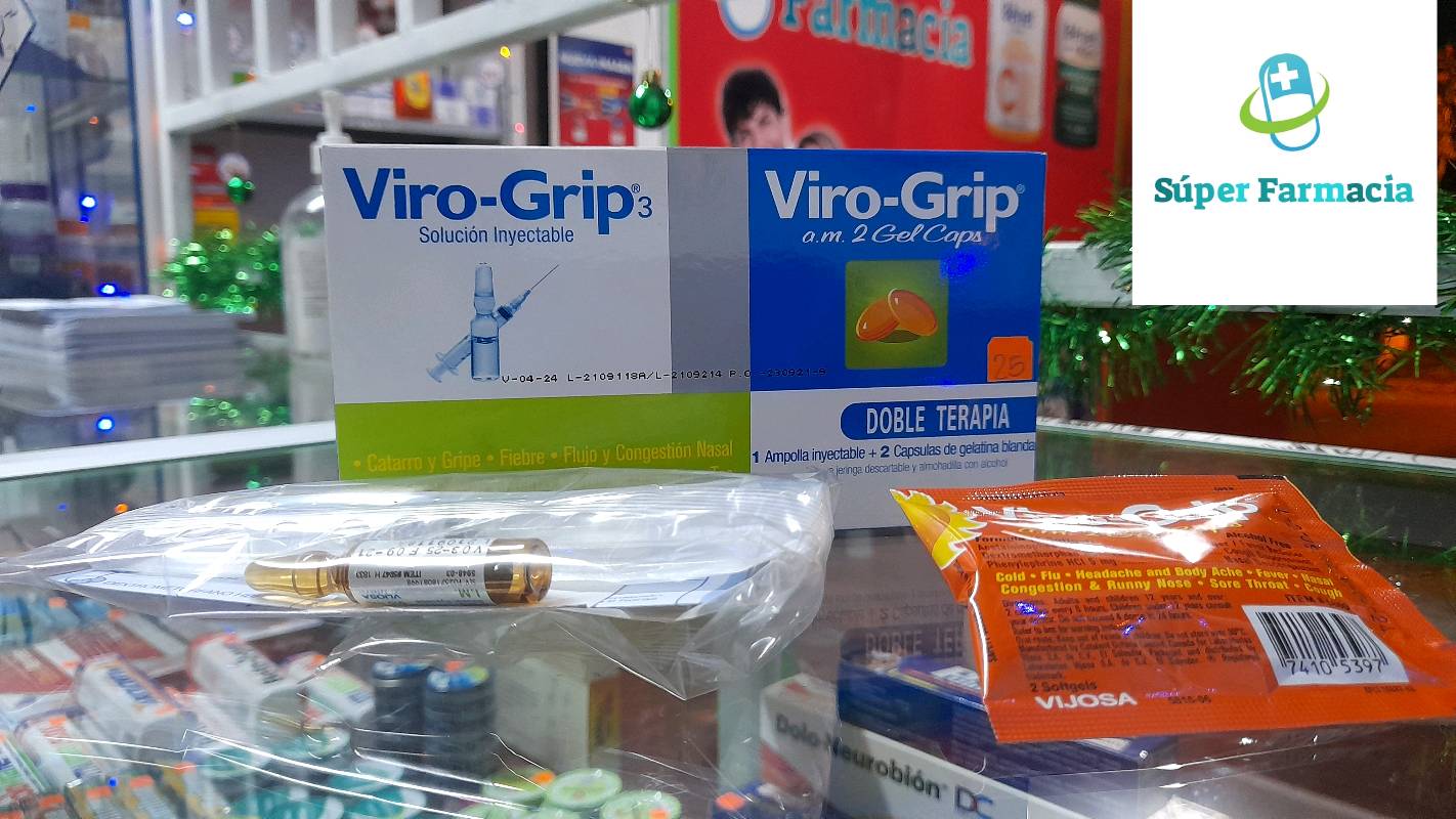 Viro-grip Doble terapia kit en Guatemala City