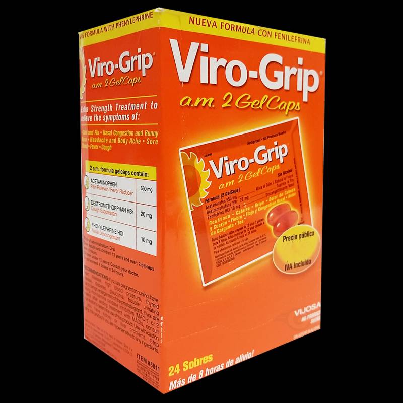 Viro-Grip Día En Gel (24 Sobres) en Panamá