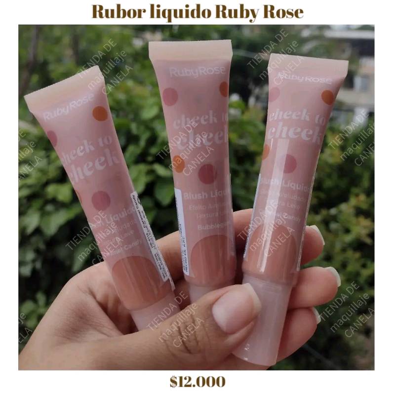 Rubor liquido Ruby Rose en Bogota