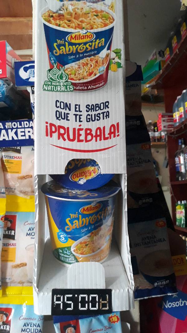 Sopas de vasos en Santo Domingo