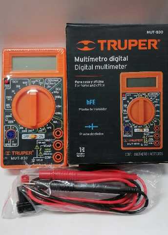 Múltitester Digital MUT-830