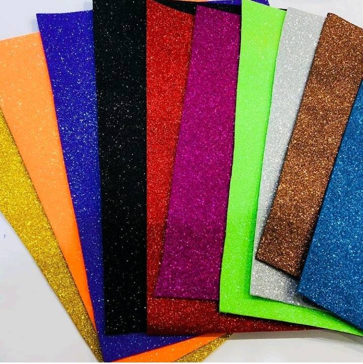 Foami Escarchado tamaño carta y doble carta en Chacao