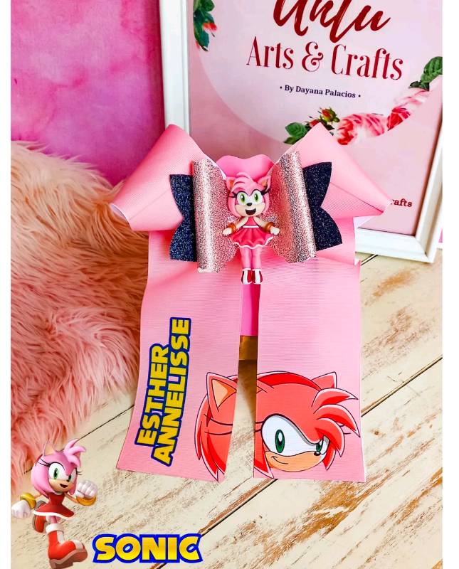 Lazo personalizado nombre Amy Rose 01 en Managua