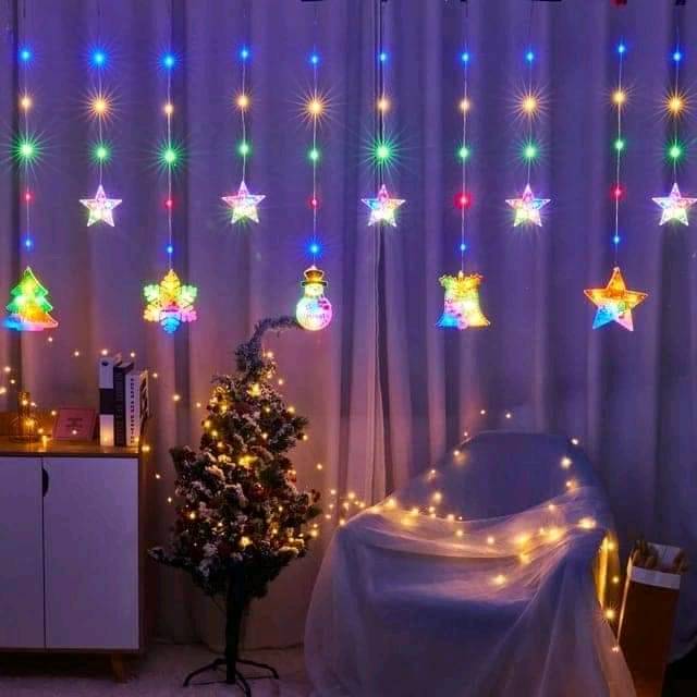 Luces colgantes de 8 figuras con luces led en Lima