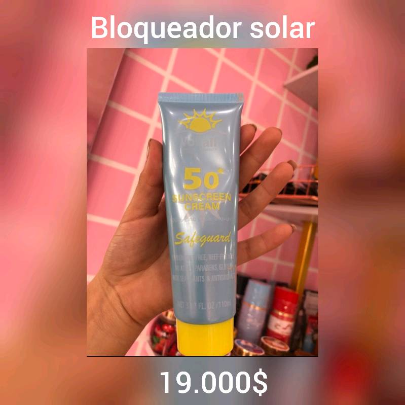 Protector Solar Vokali Safeguard Azul en Santa Marta