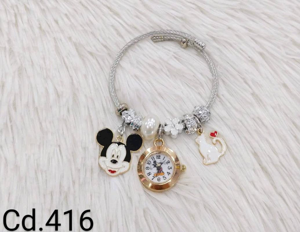 Pulseras tipo Pandora acero inoxidable plateada en La Vega