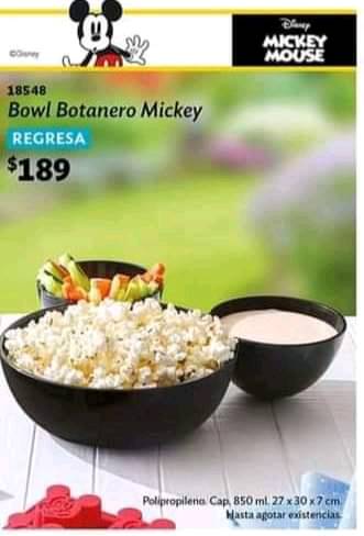 Bowl botanero mickey betterware en matamoros tamaulipas