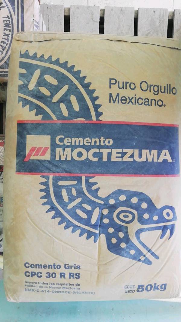 Cemento gris moctezuma en Oaxaca