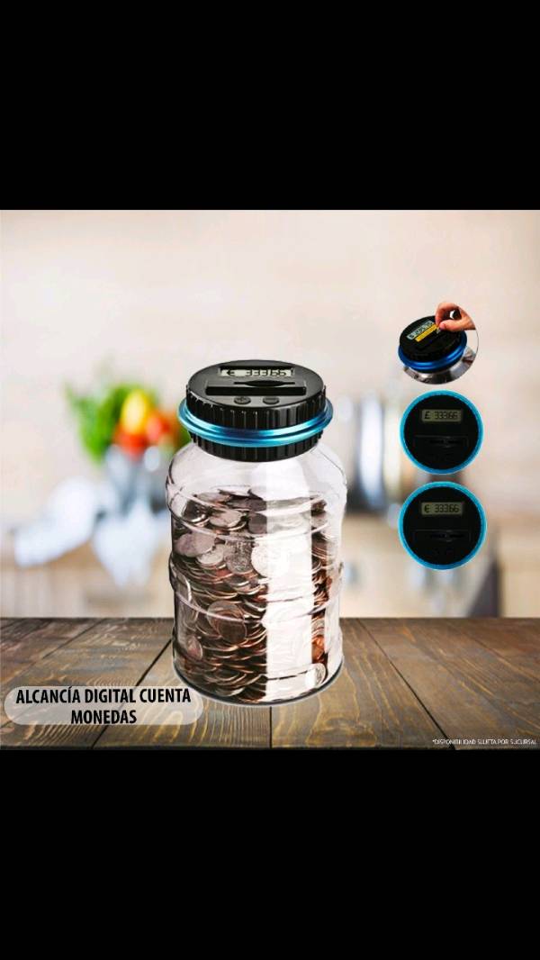Alcancía Digital Transparente en GUAYAQUIL