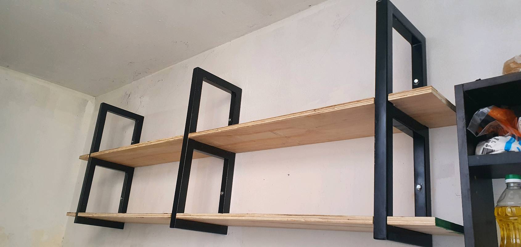 Repisa estilo industrial 2 niveles 200x60 en Lima