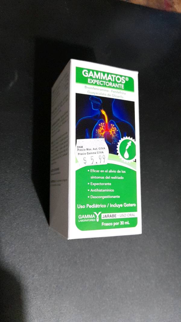 Gammatos expectorante gotero en San Miguel