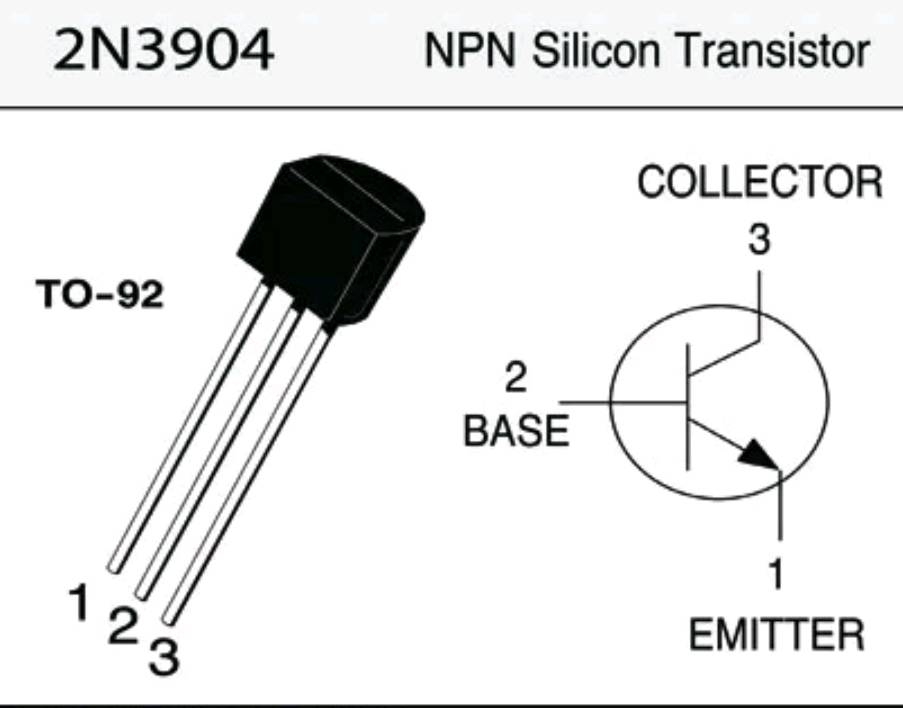 100 Unidades 2n3904 Npn Transistor Bjt 40v 600ma To92 Nuevos en Punto Fijo