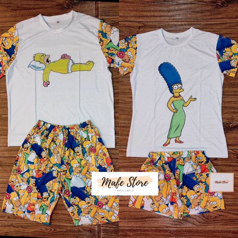 Pijama parejas Homero/Marge en Lima