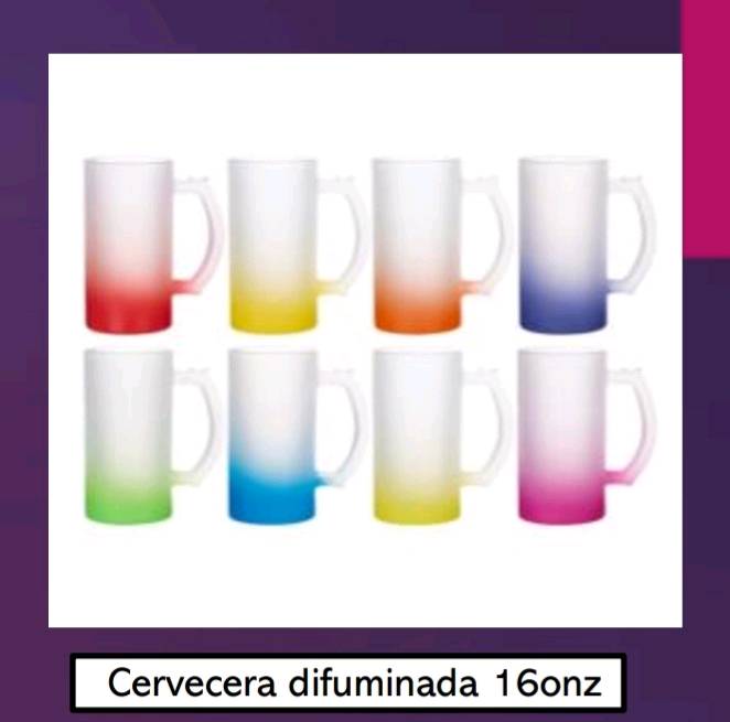 Taza "Cervecera" Difuminada en Limon