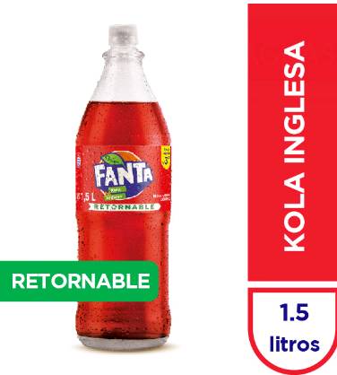 Fanta cola inglesa ;naranja y spray 1.5 litros en Lima