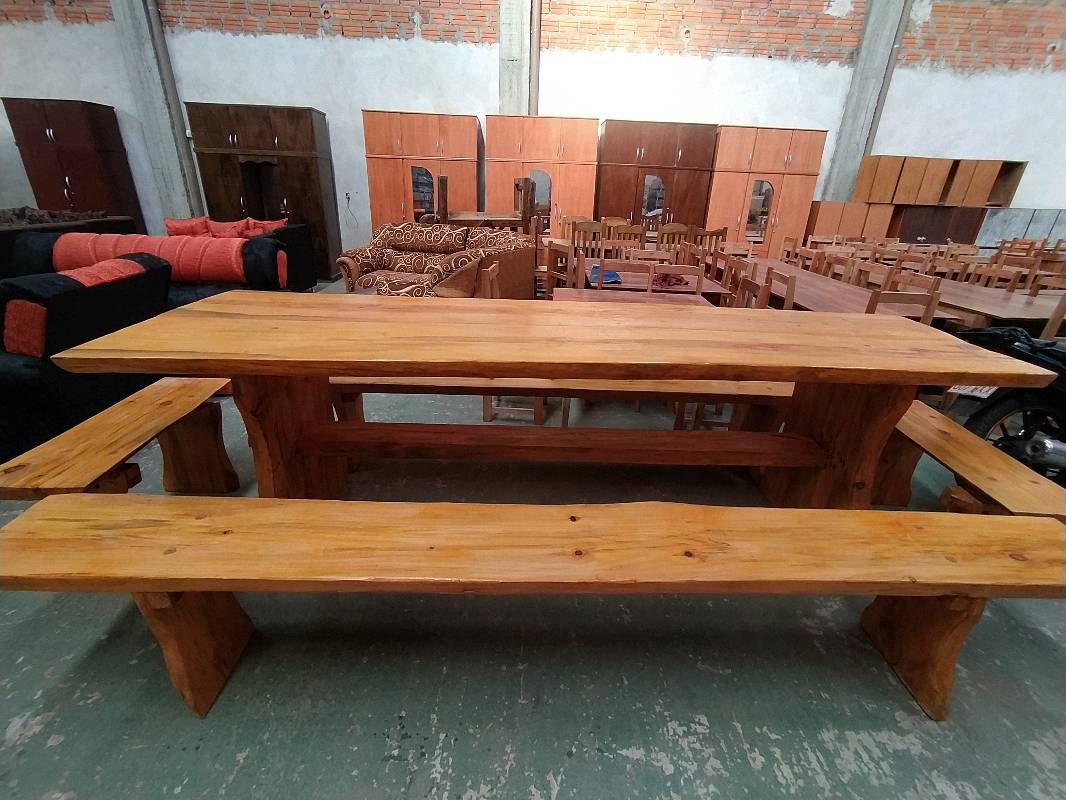 JUEGO DE MESA MADERA TIMBÓ en villeta